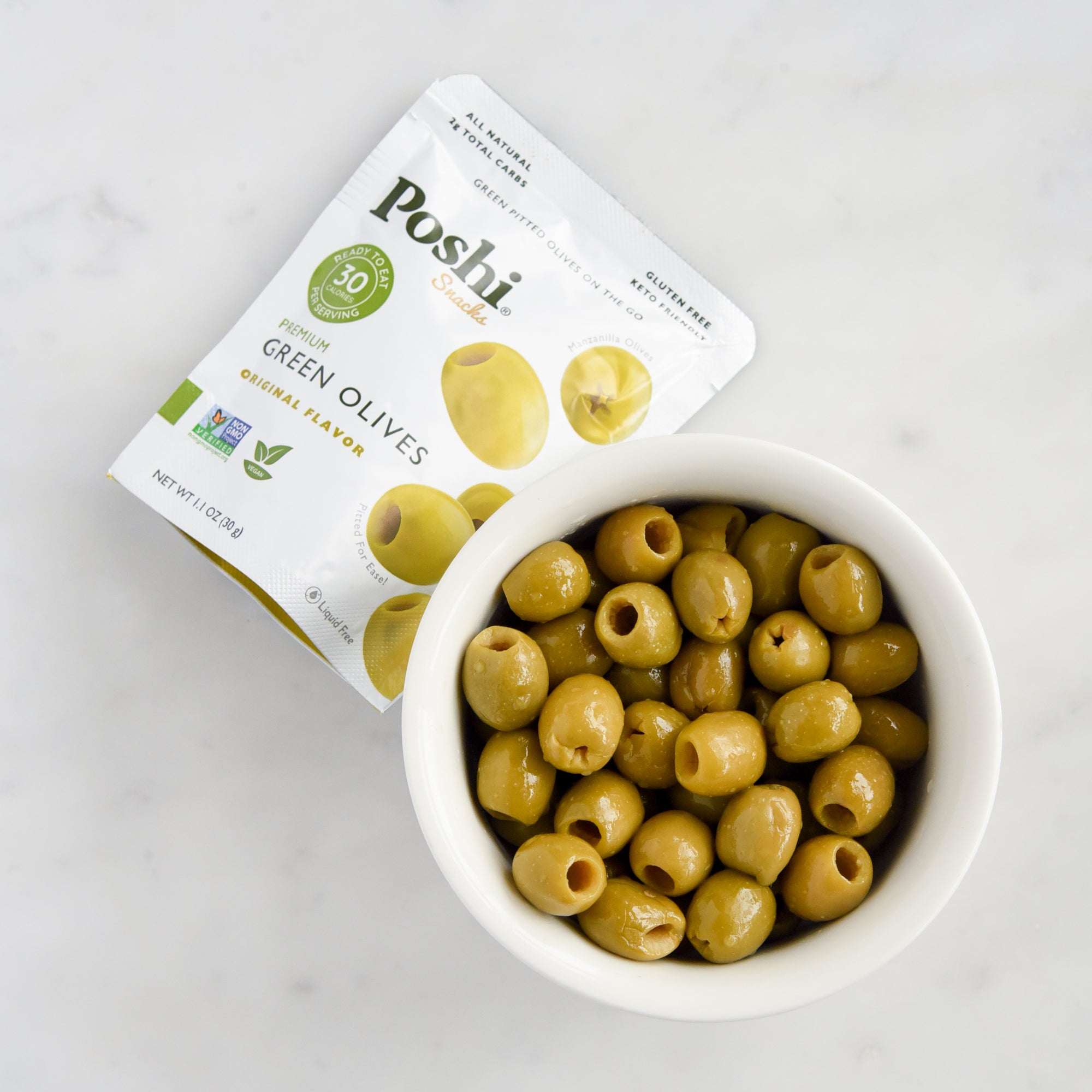 Pitted Green Olives Original Flavor - 10 Snack Packs (1.1 OZ/Pouch) – 🌱 ...