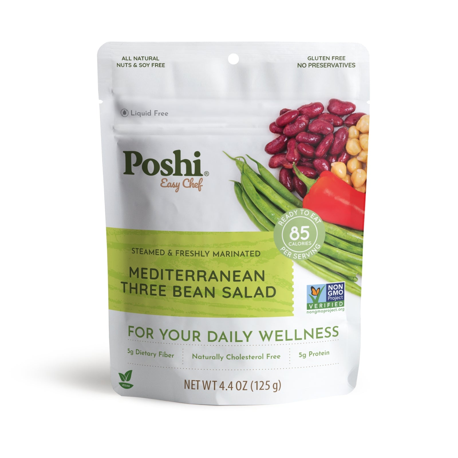 Mediterranean Three Bean Salad | Easy Chef - 10 Pack (4.4 OZ/Pouch) – 🌱 ...
